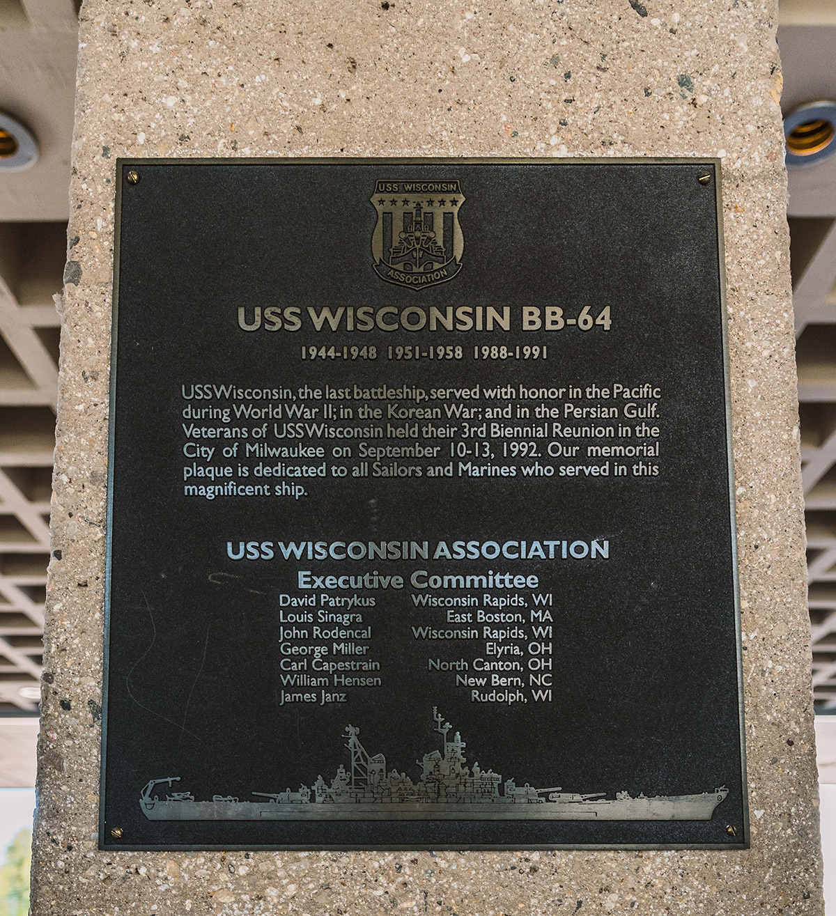 Commemorative Plaques - War Memorial Center