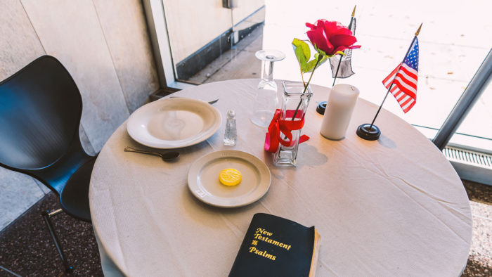 Missing Man Table - War Memorial Center